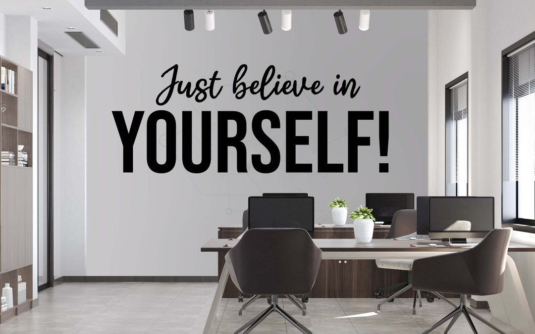 Quotes Wall Decal Quotes Wall Sticker Quotes Wall Art Motivational ...