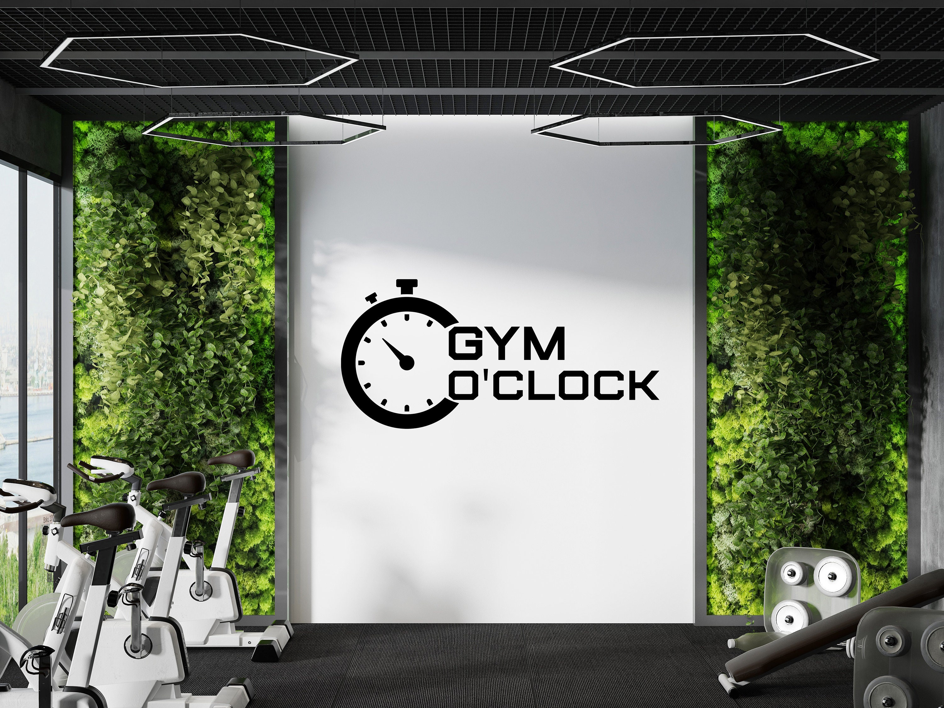 Gym O'clock,gym Wall Decal, Motivational Gym Quotes, Gym Wall Art, Home ...
