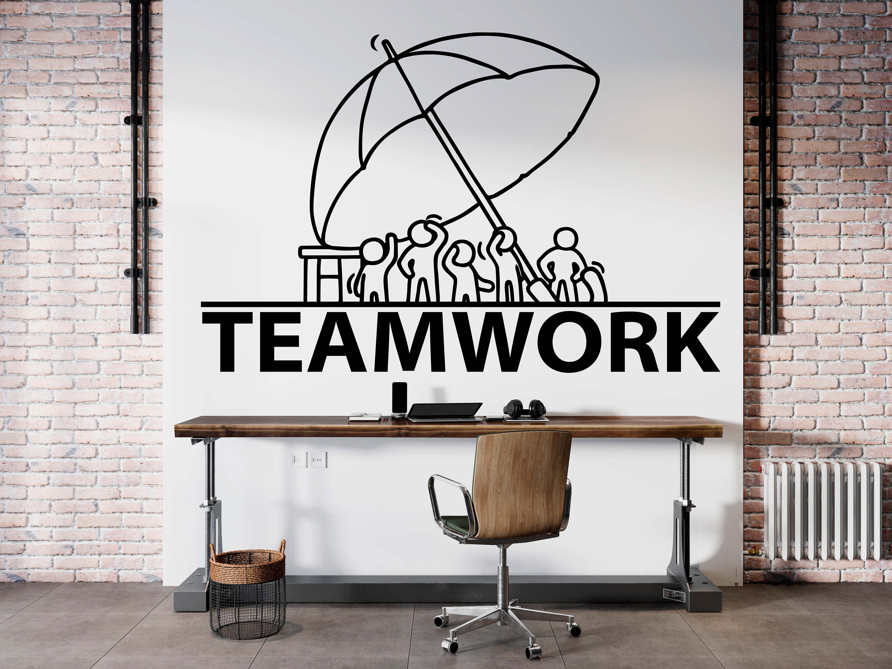 Office Wall Decal,teamwork Wall Decal,office Wall Art,motivational Art ...