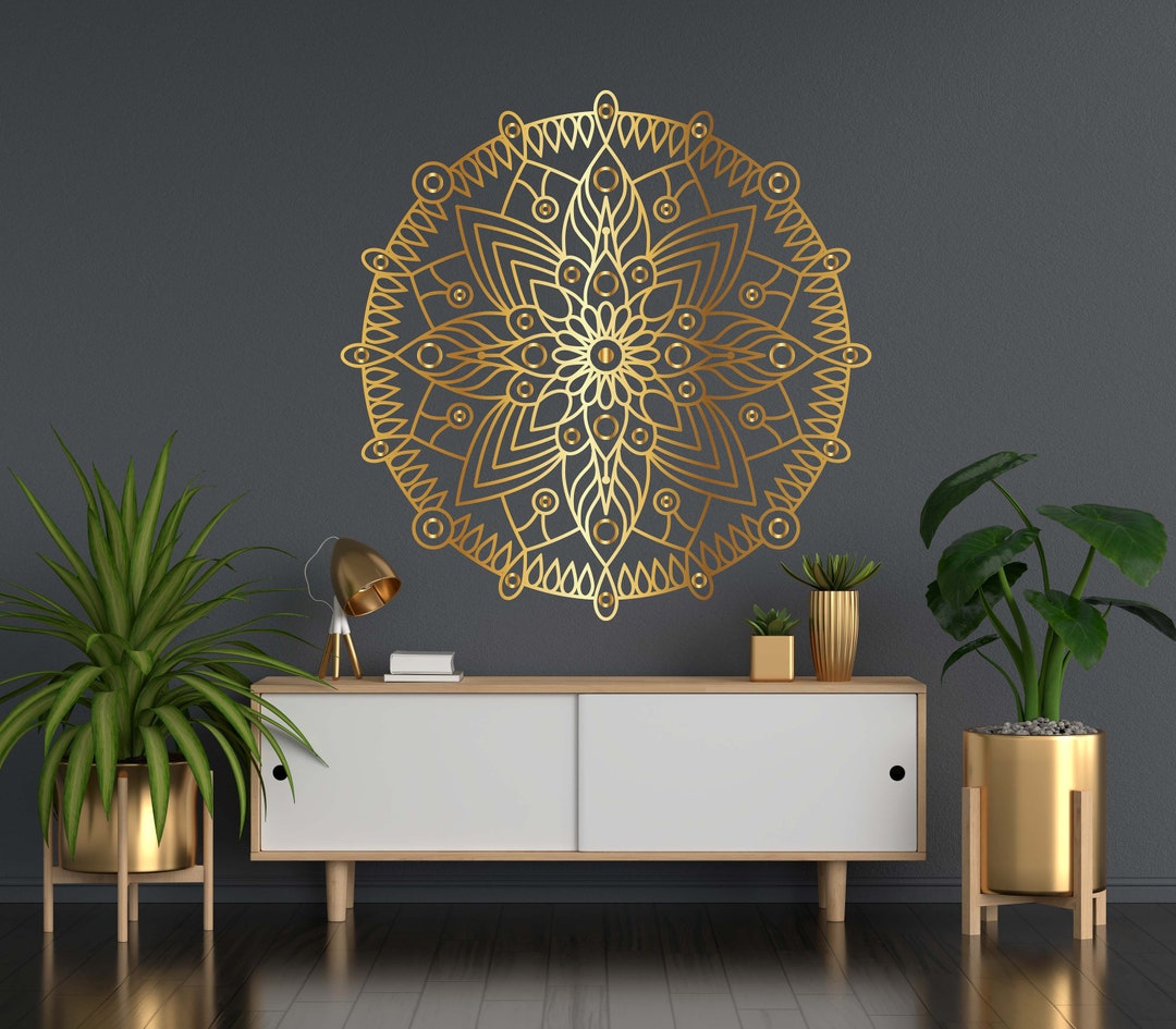 Mandale Wall Decal Mandala Wall Sticker Mandala Wall Art Window Sticker ...