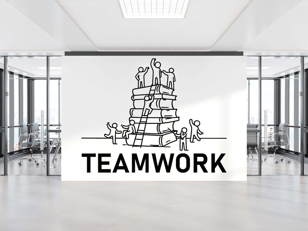 Office Wall Decal,teamwork Wall Decal,office Wall Art,motivational Art ...