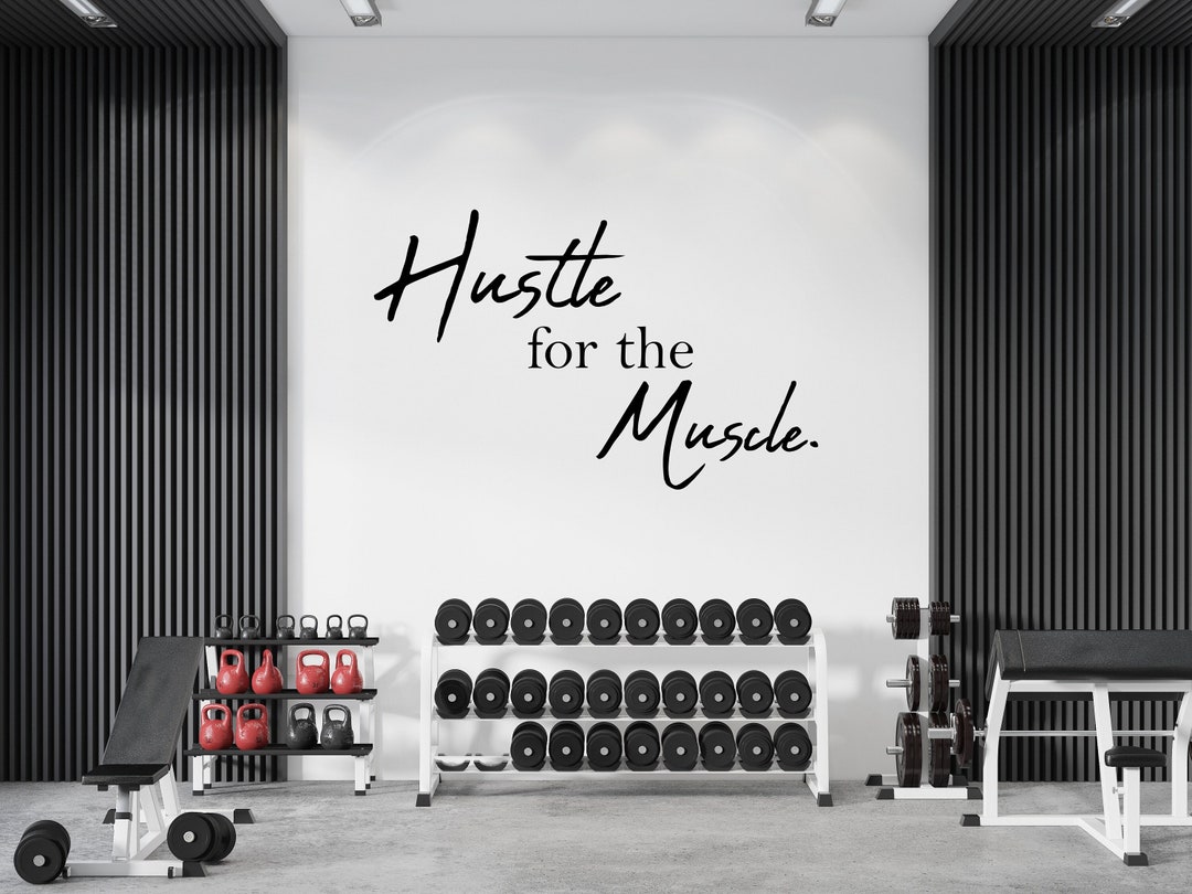 Gym Wall Decal Gym Wall Sticker Gym Wall Art Vinyl Letter Vinyl Decal ...