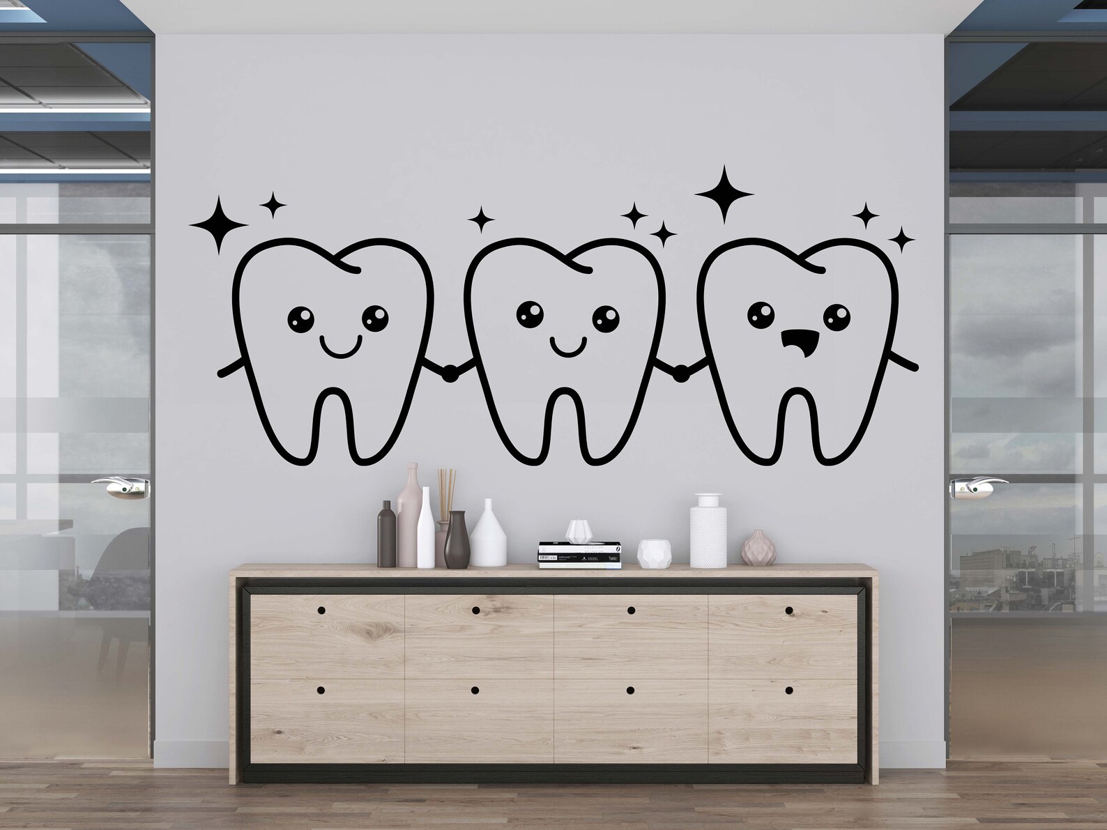 Dental Care Wall Decal Teeth Wall Decal Teeth Wall Sticker - Etsy