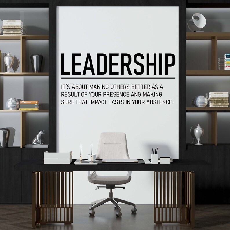 Leadership Wall Decal ,office Wall Decal,office Wall Art, Motivational ...
