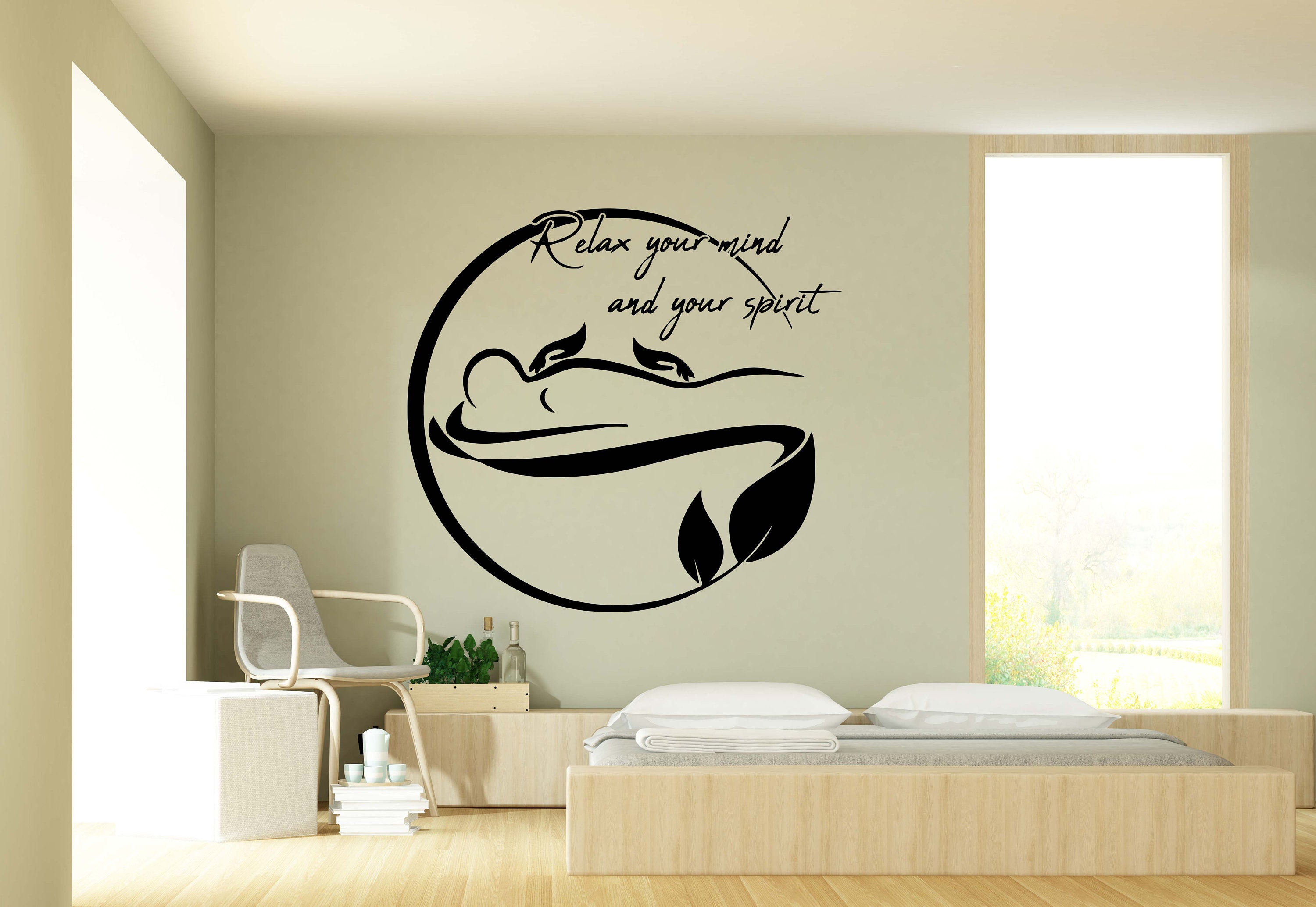 Spa Wall Decal Spa Wall Sticker Spa Wall Art Window Decal Spa Quotes ...