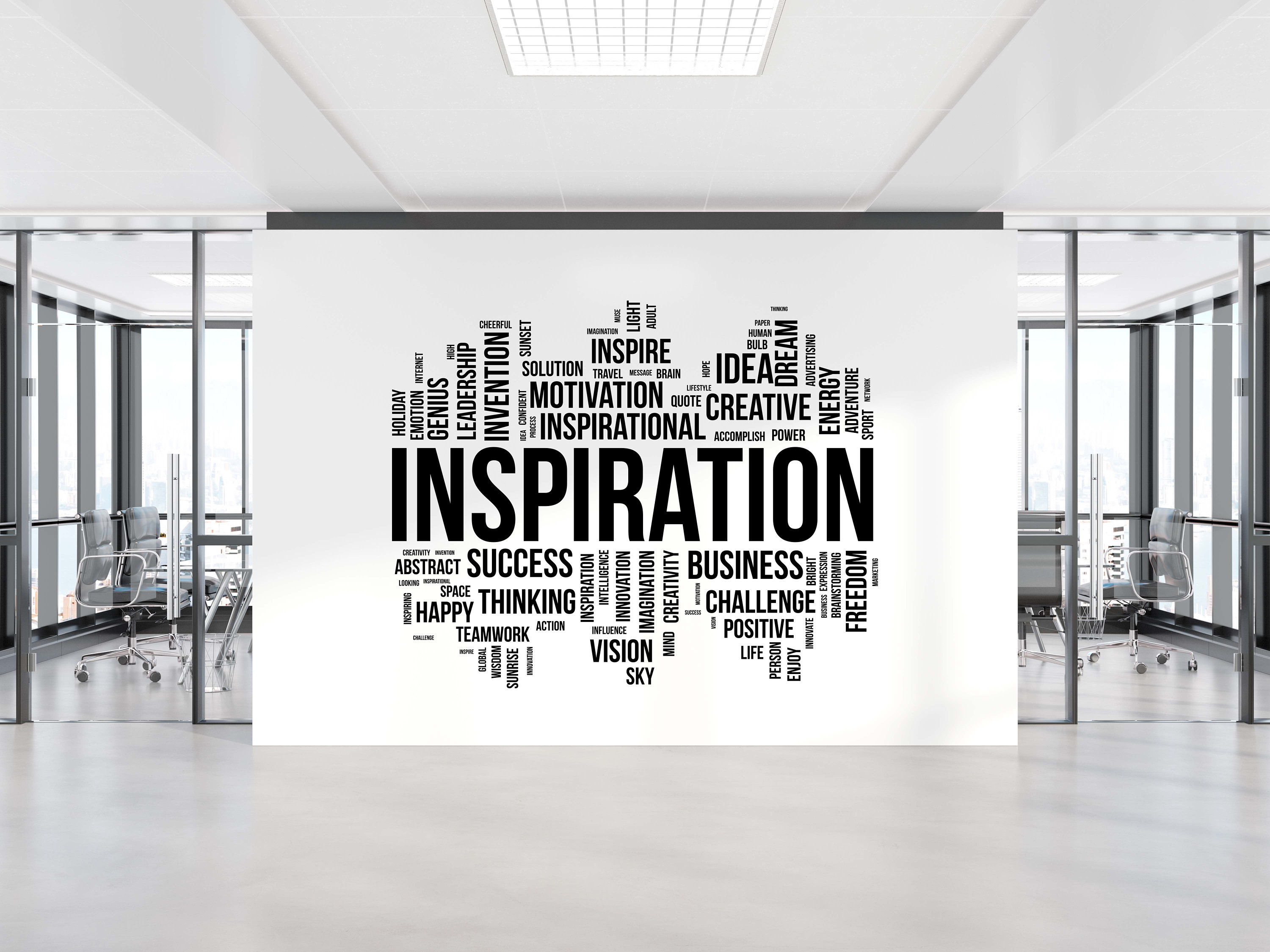 Inspiration Teamwork Words Wall Decal,teamwork Wall Decal,office Wall ...