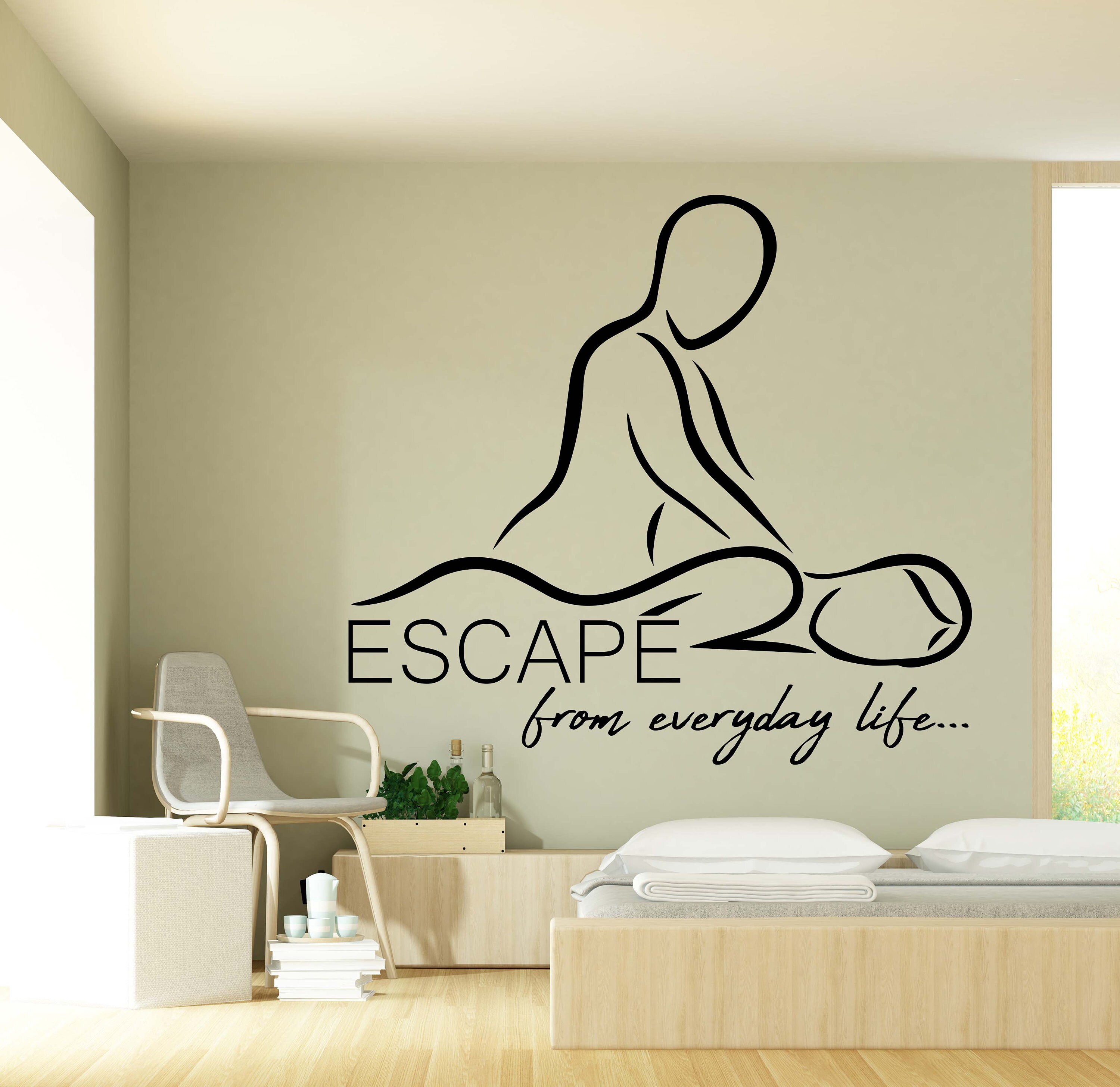 Spa Wall Decal Spa Wall Sticker Spa Wall Art Window Decal Spa Quotes ...