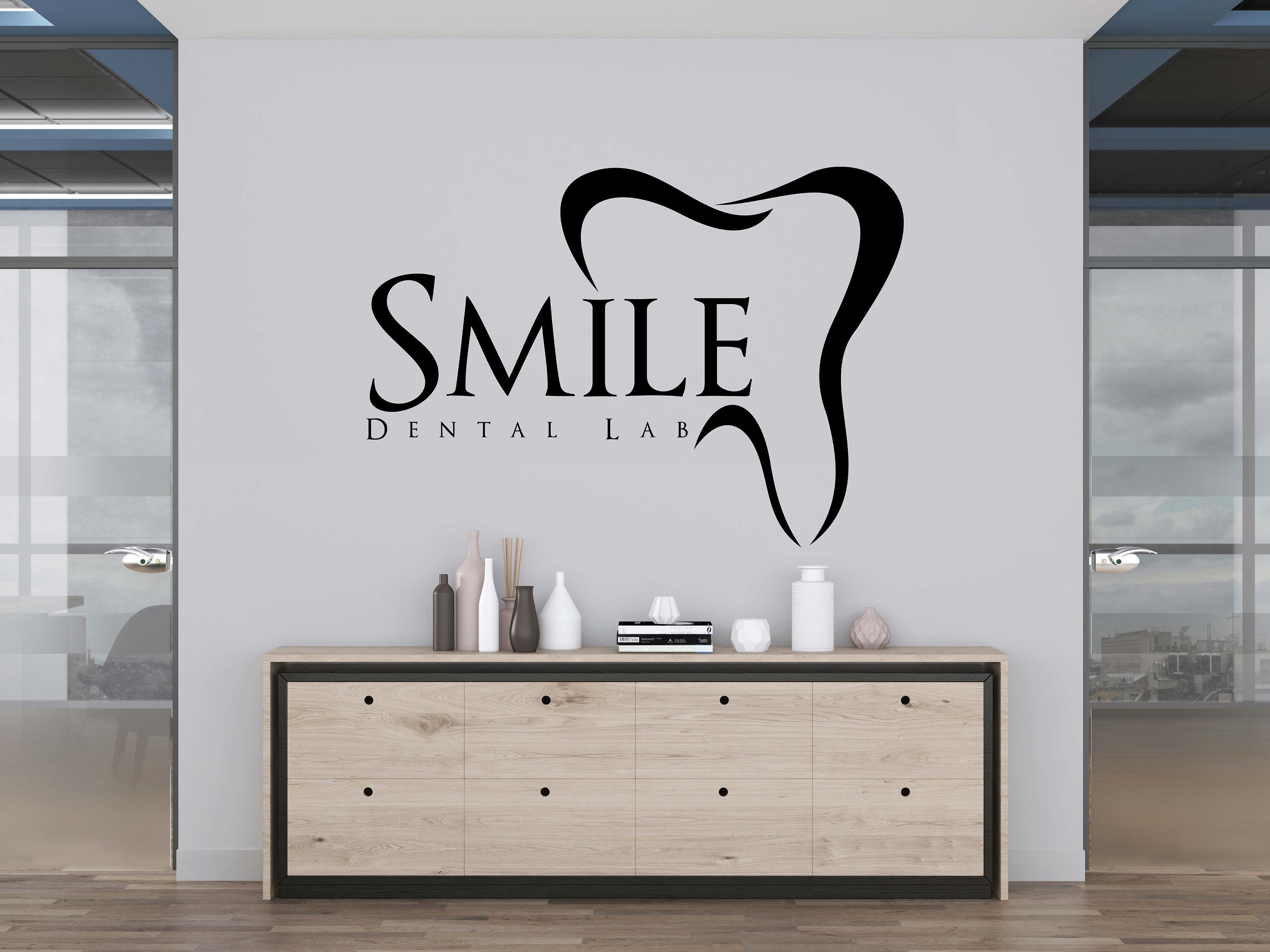 Dental Care Wall Decal Teeth Wall Decal Teeth Wall Sticker Dental Wall ...