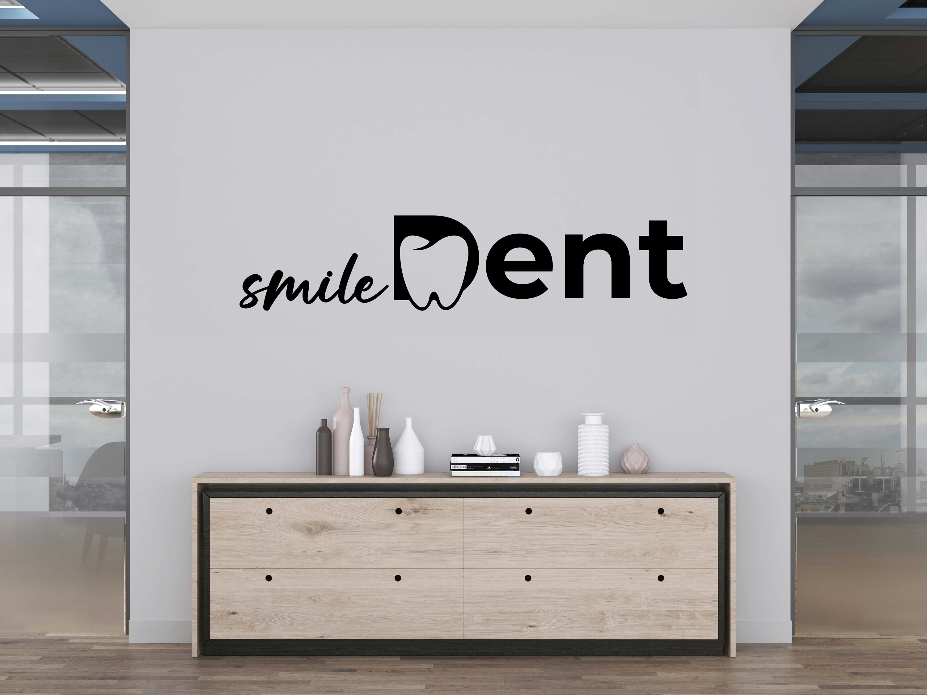 Dental Care Wall Decal Teeth Wall Decal Teeth Wall Sticker Dental Wall ...