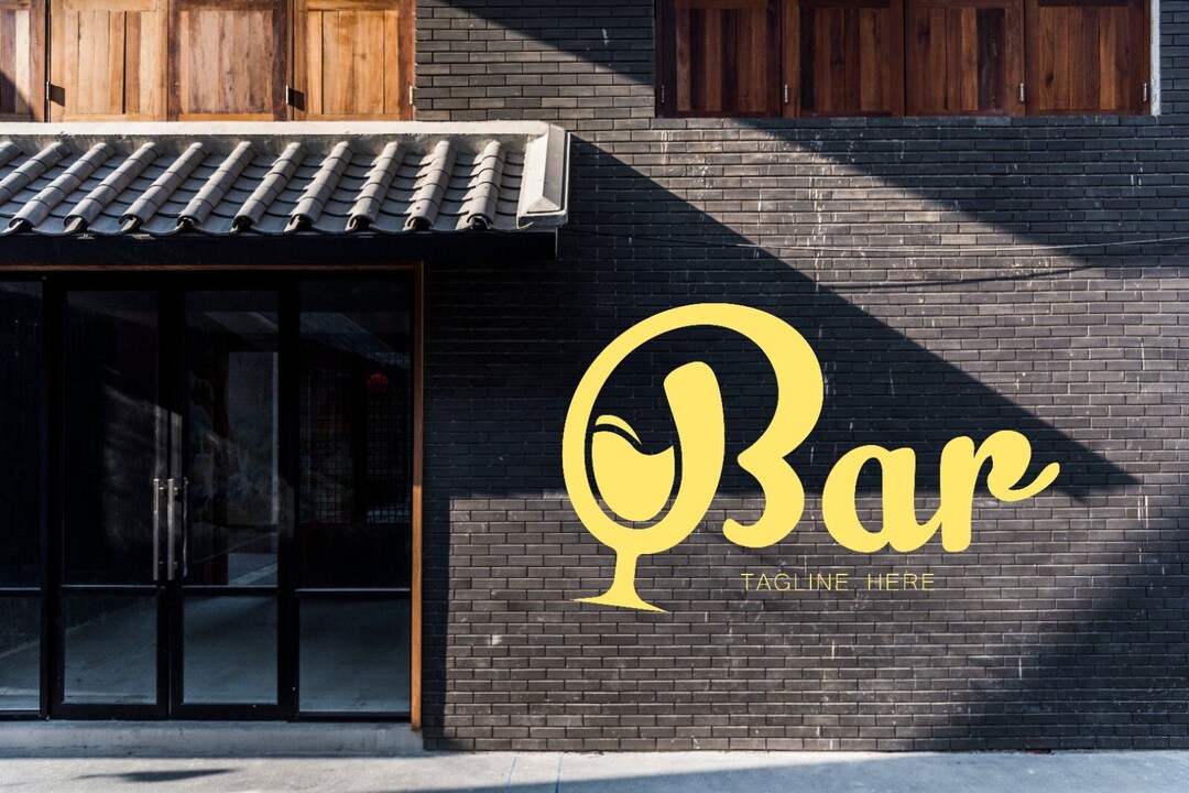 Wine Bar Logo Wall Decal,coctail Bar Wall Art,wine Bar Wall Decor,wine ...