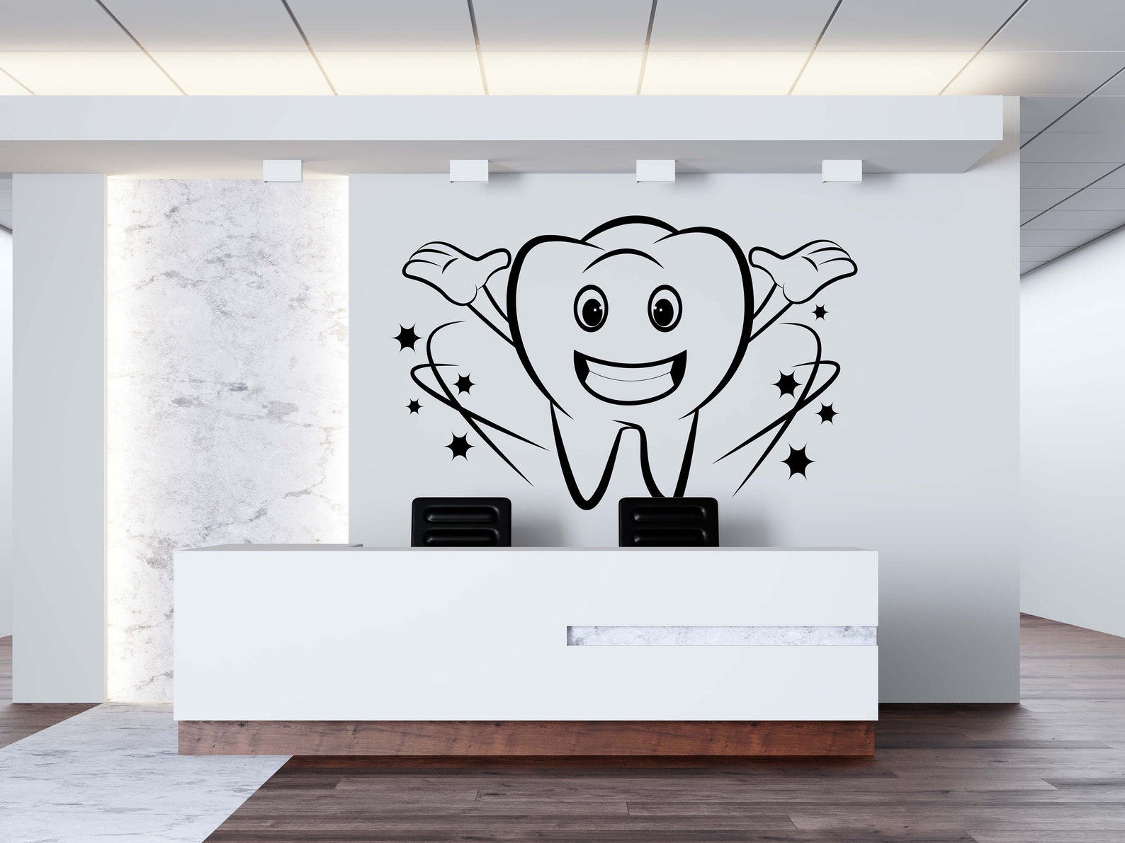 Dental Care Wall Decal Teeth Wall Decal Teeth Wall Sticker Dental Wall ...