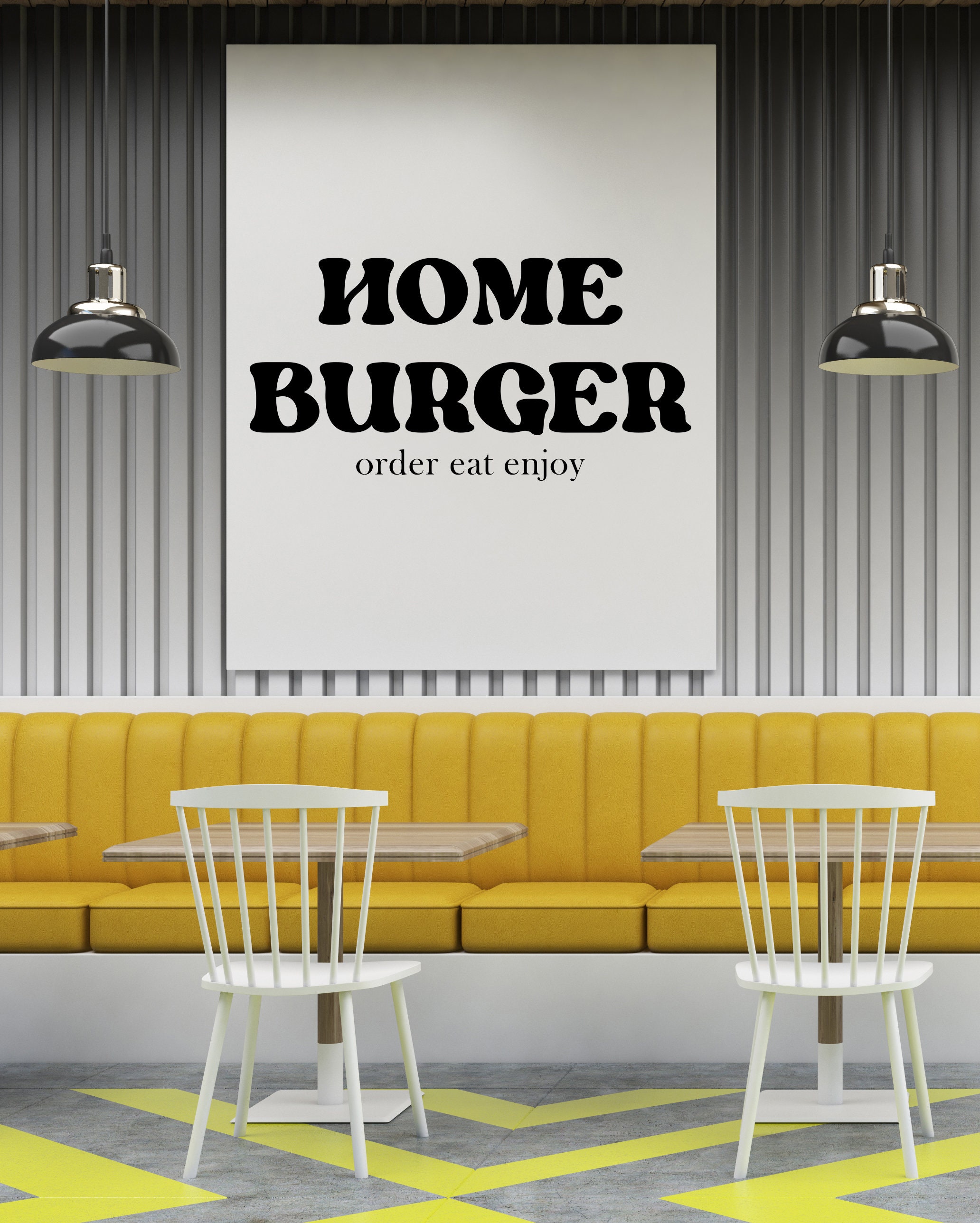 Fast Food Wall Decal,burger Store Wall Sticker,pizza Quotes Wall Art ...
