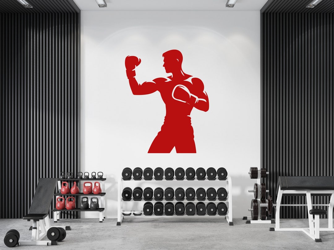 Gym Wall Decal Gym Wall Sticker Gym Wall Art Vinyl Letter Vinyl Decal ...