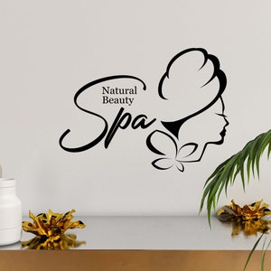 Spa Wall Decal Spa Wall Sticker Spa Wall Art Window Decal Spa Quotes ...