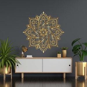 Mandale Wall Decal Mandala Wall Sticker Mandala Wall Art Window Sticker ...