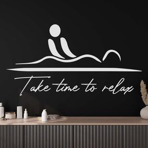 Spa Wall Decal Spa Wall Sticker Spa Wall Art Window Decal Spa Quotes ...