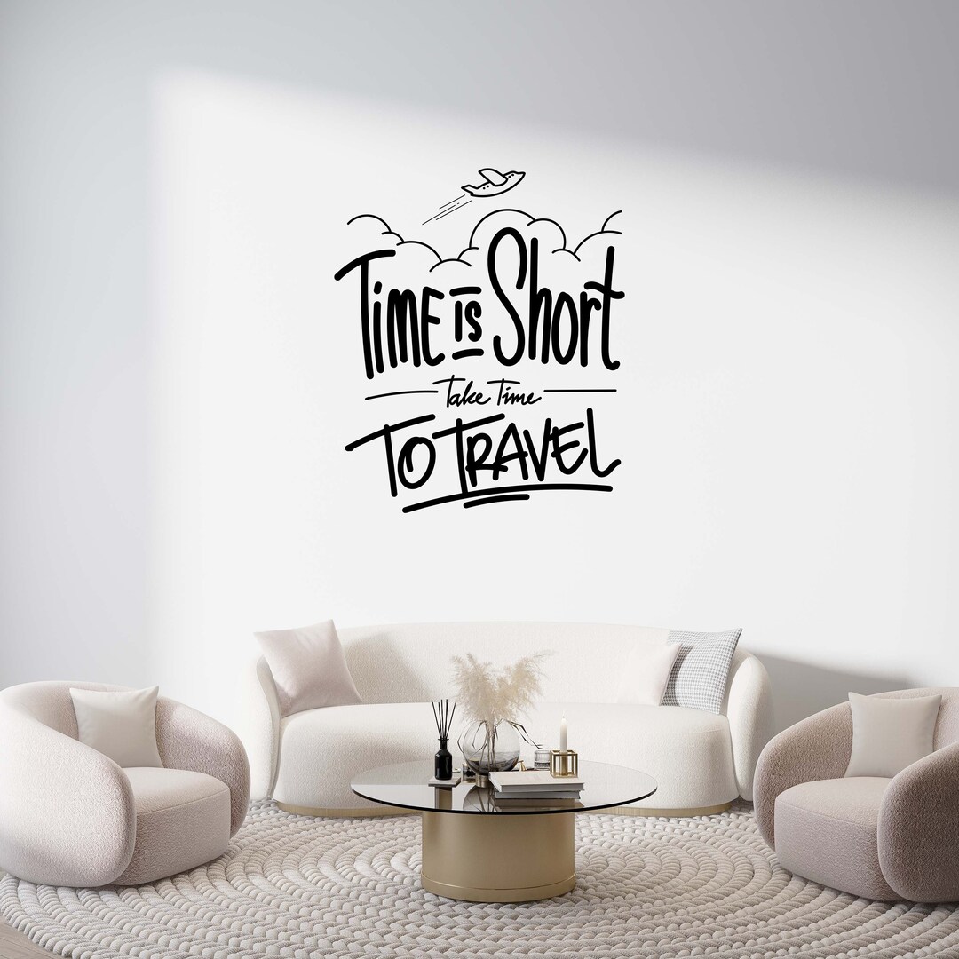 Travel Plane Wall Decal,travel Tours Wall Sticker,travel Wall Decor ...