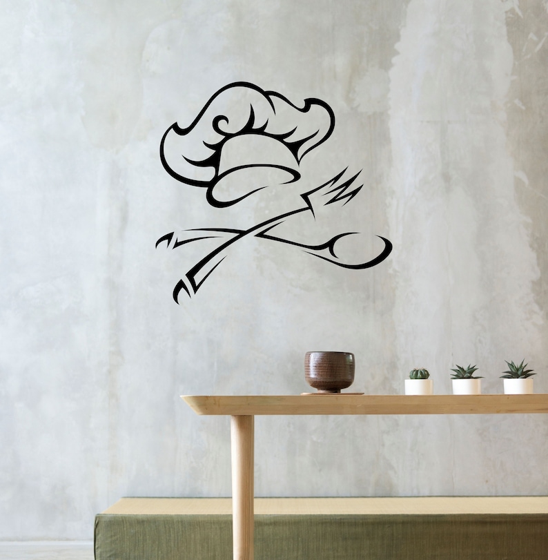 Restaurant Wall Decal,chef Food Wall Art,restautant Wall Decor Decal ...