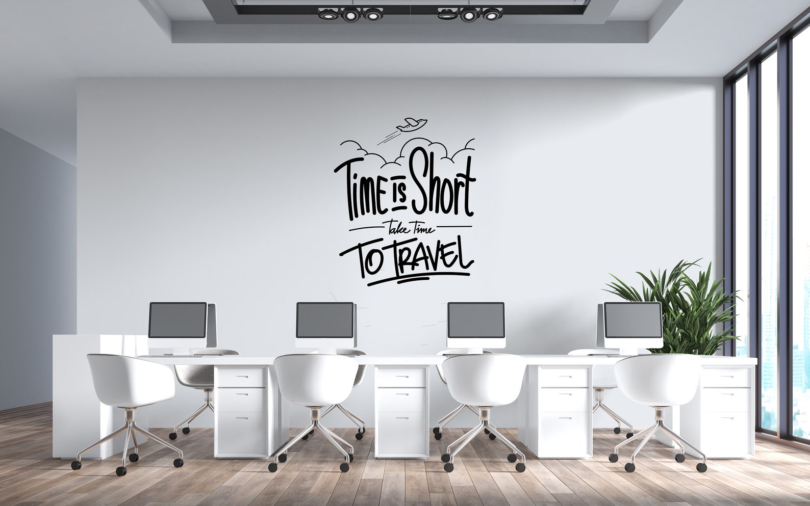 Travel Plane Wall Decal,travel Tours Wall Sticker,travel Wall Decor ...