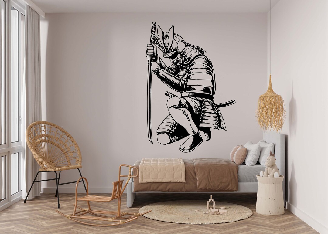 Ninja Wall Decal Ninja Wall Sticker Ninja Wall Decal Ninja Wall Art ...