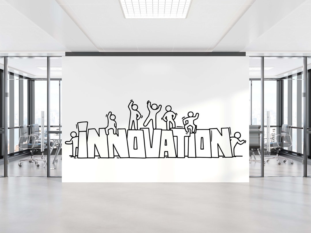 Office Wall Decal,innovation Wall Decal,office Wall Art,motivational ...