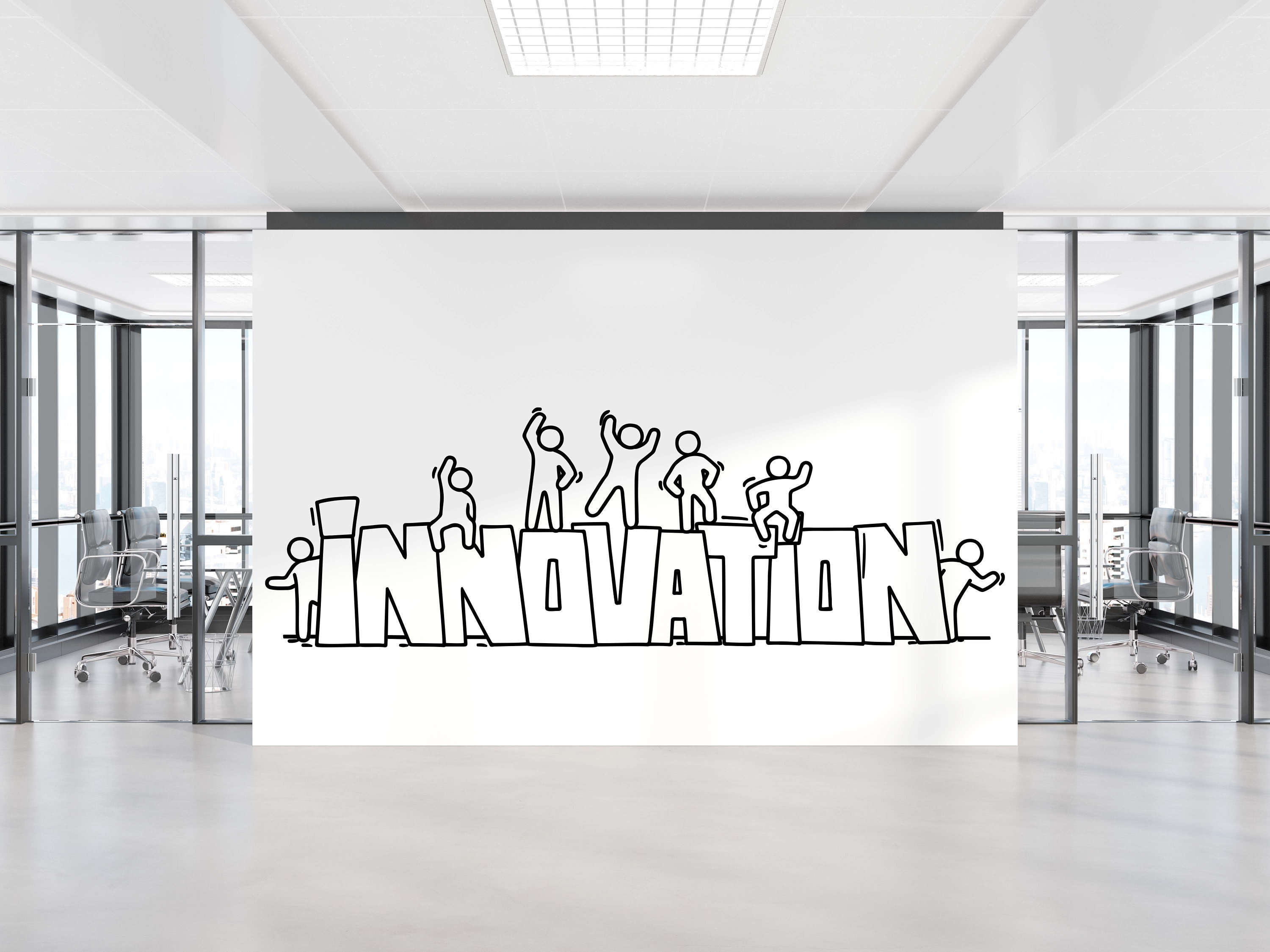 Office Wall Decal,innovation Wall Decal,office Wall Art,motivational ...