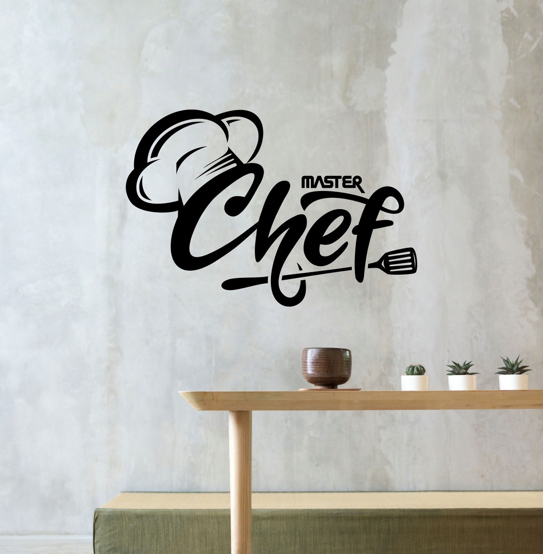 Restaurant Wall Decal,chef Food Wall Art,restautant Wall Decor Decal ...