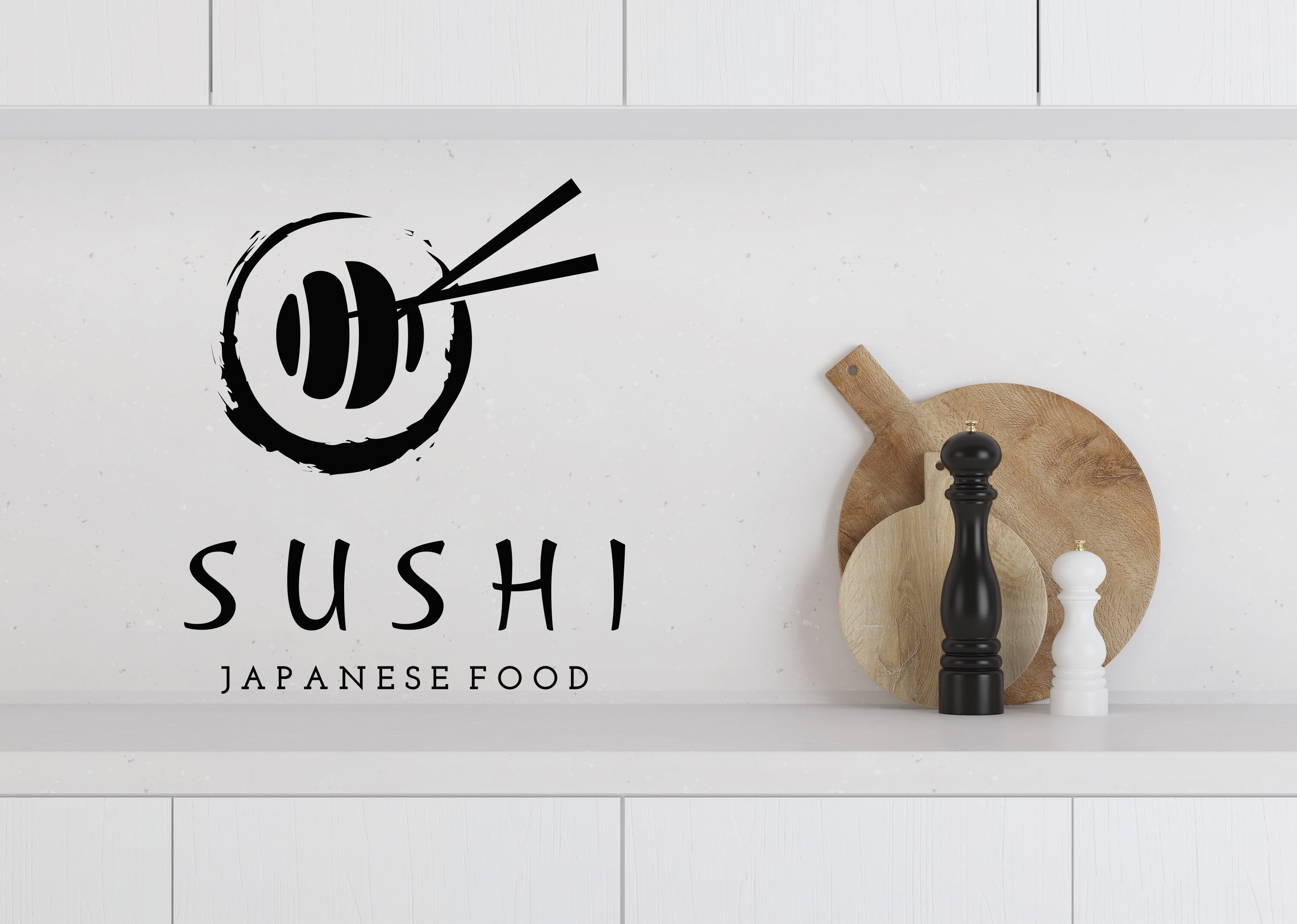 Sushi Japanese Wall Decal,sushi Restaurant Wall Art,sushi Store Wall ...
