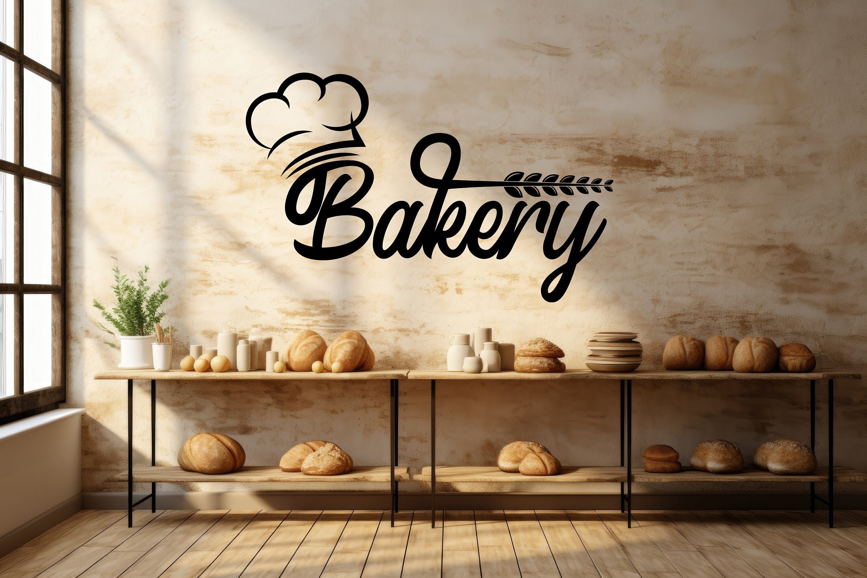 Bakery Shop Wall Decal,bakery Wall Decal,bakery Store Wall Sticker,shop ...