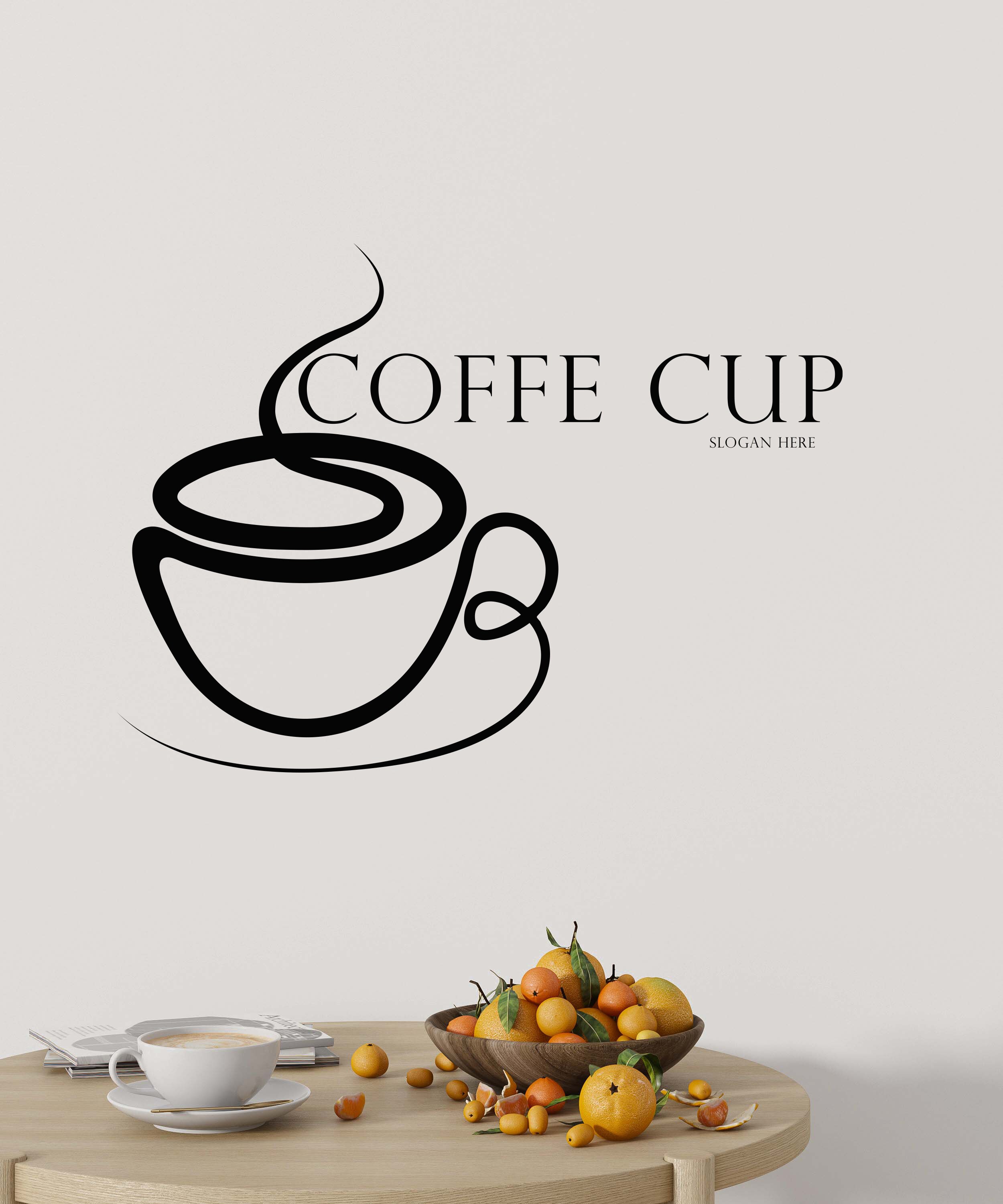 Coffee Wall Decal Coffee Wall Sticker Coffee Shop Wall Art Wall Sticker ...