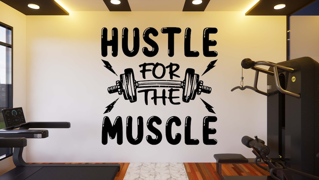 Gym Wall Decal Gym Wall Sticker Gym Wall Art Vinyl Letter Vinyl Decal ...