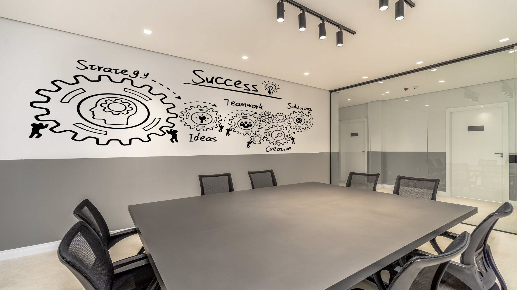 Success Wall Decal,teamwork Wall Decal,office Wall Art,motivational Art ...