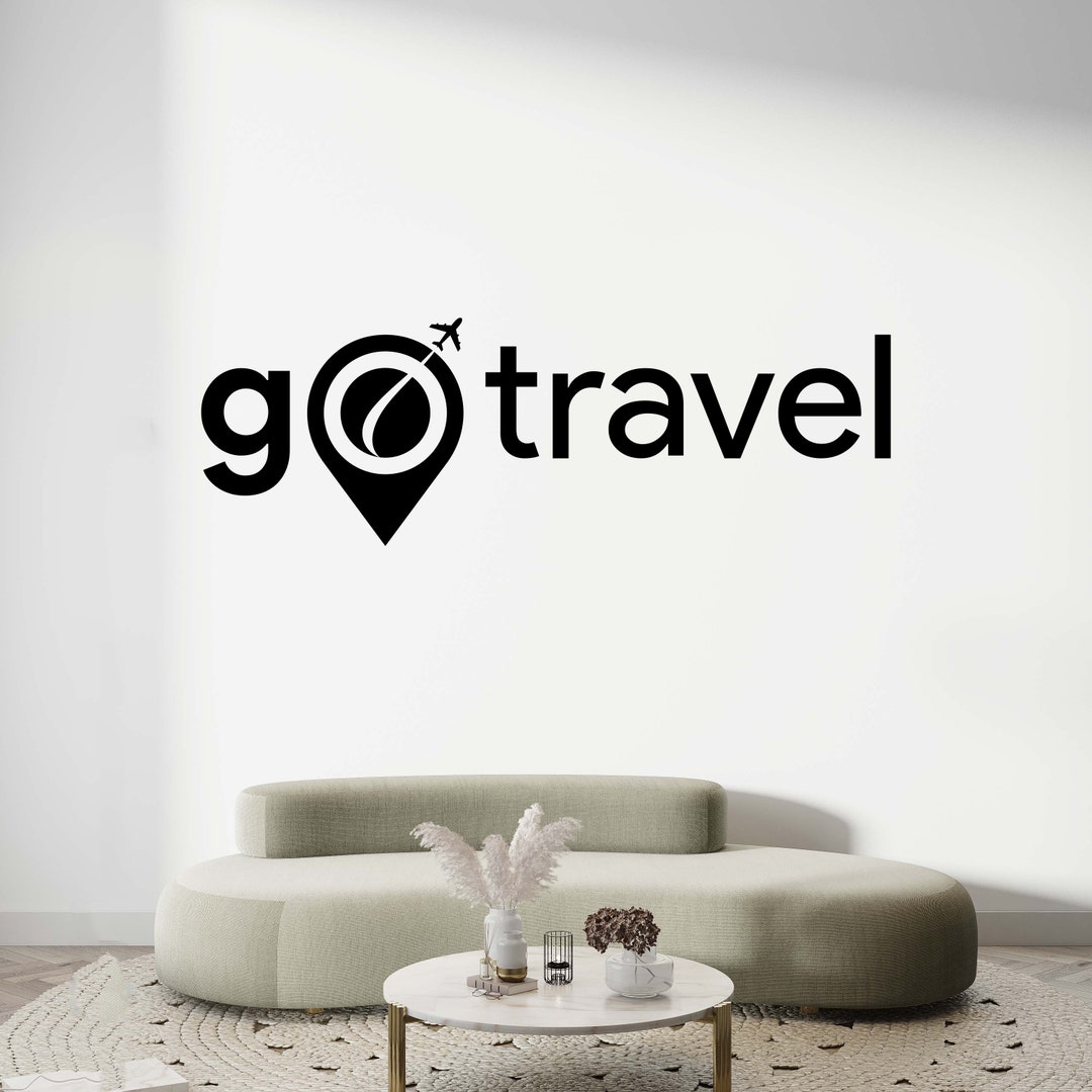 Travel Plane Wall Decal,travel Tours Wall Sticker,travel Wall Decor ...