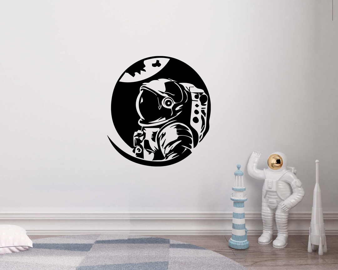 Spaceman Wall Decal Spaceman Wall Sticker Spaceman Wall Sticker ...
