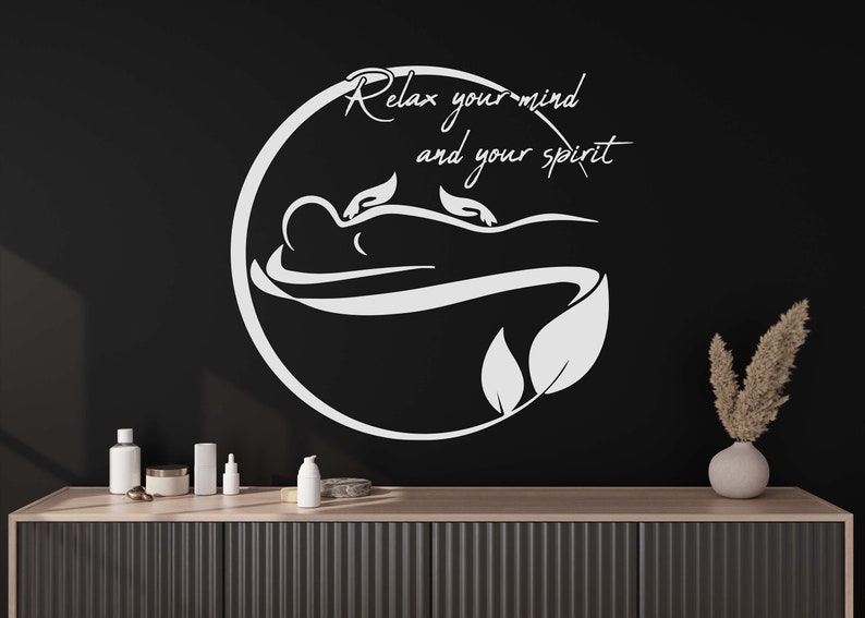 Spa Wall Decal Spa Wall Sticker Spa Wall Art Window Decal Spa Quotes ...
