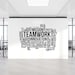 Teamwork Words Wall Decal,teamwork Wall Decal,office Wall Art ...