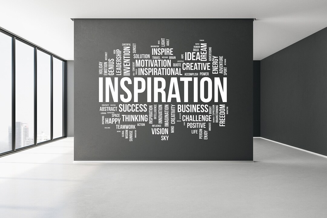Inspiration Teamwork Words Wall Decal,teamwork Wall Decal,office Wall ...