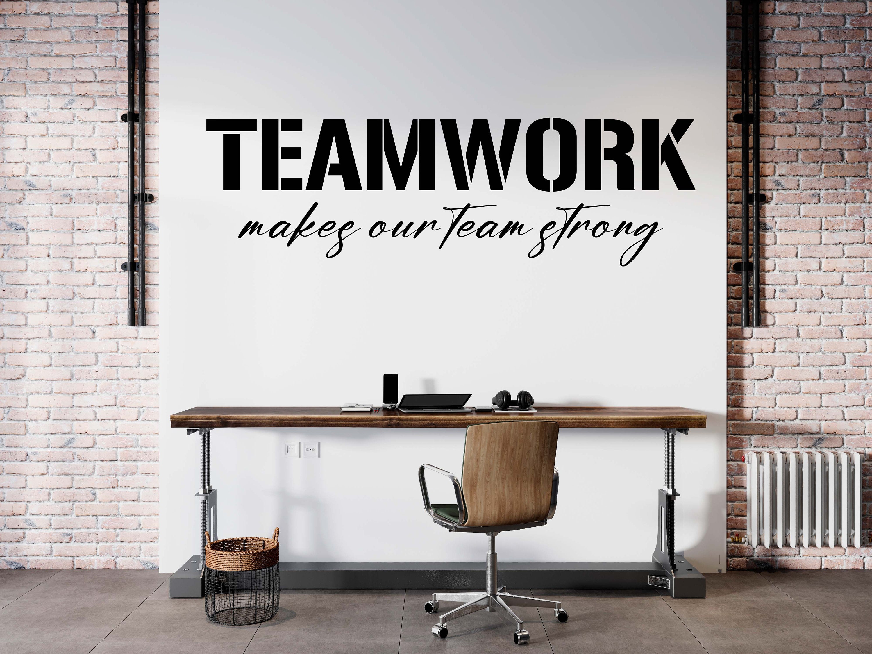 Office Wall Decal,teamwork Wall Decal,office Wall Art,motivational Art ...