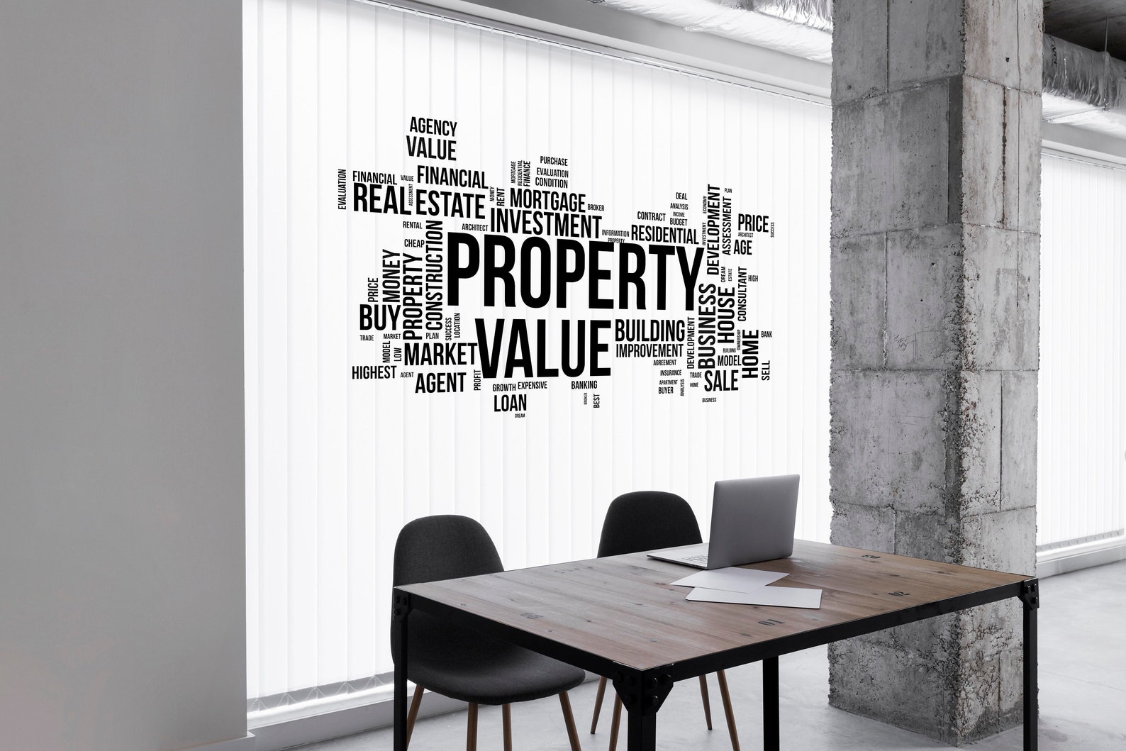 Real Estate Property Wall Decal,sticker Logo for Your Business,property ...