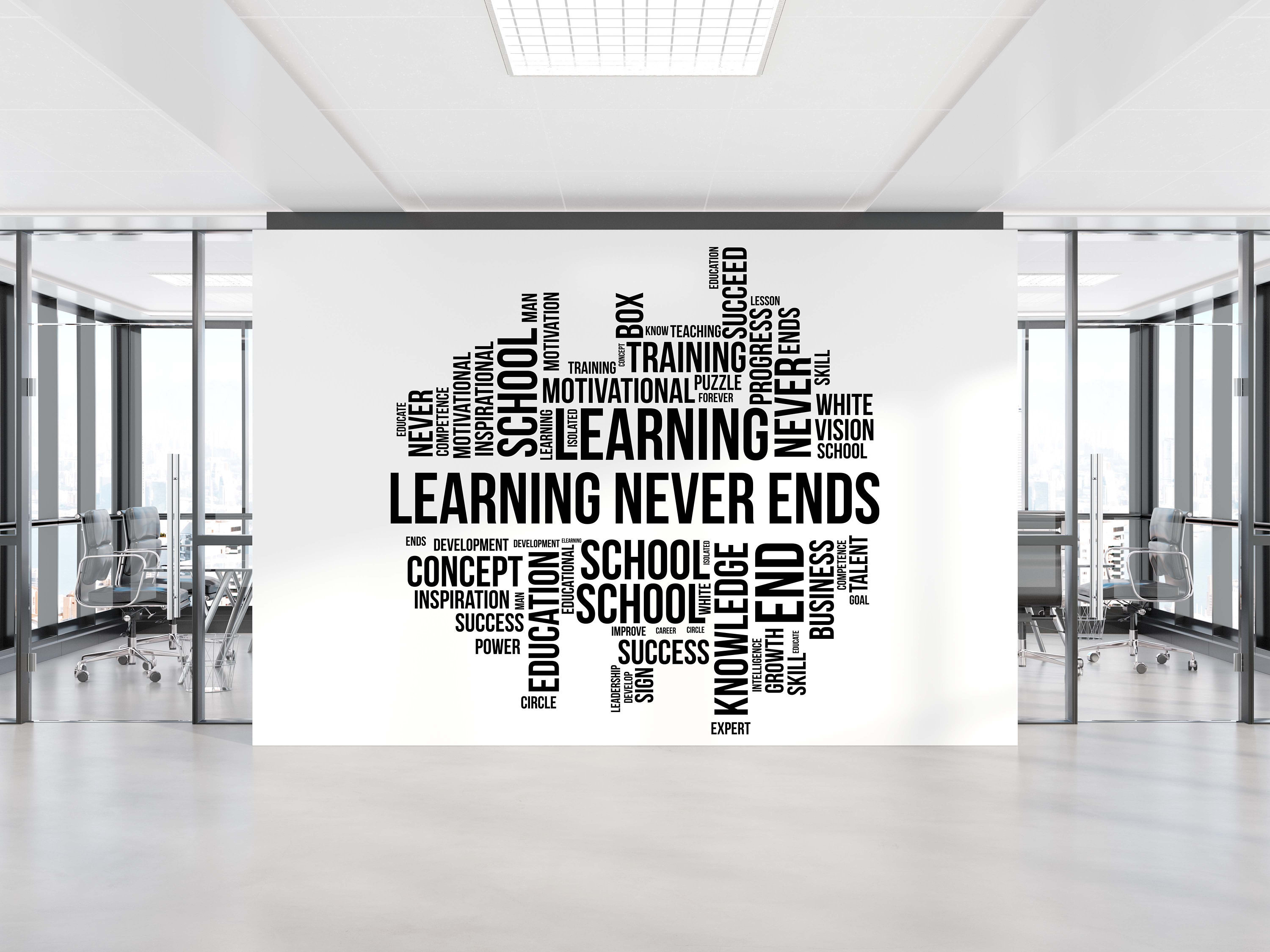 Office Wall Decal,typography Wall Decal,office Wall Art,motivational ...