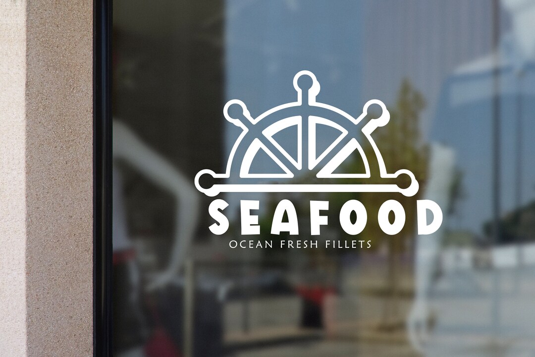 Sea Food Wall Decal,sea Food Wall Sticker,fish Wall Sticker,fish Store ...