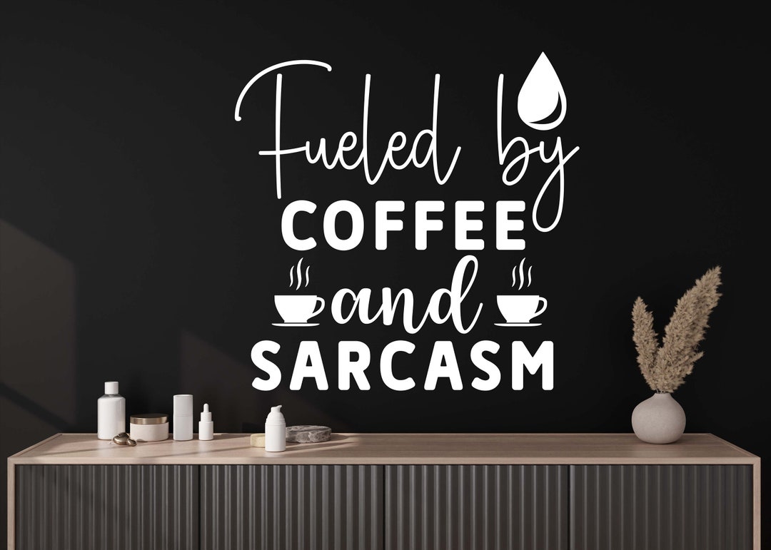 Coffee Wall Decal Coffee Wall Sticker Coffee Shop Wall Art Wall Sticker ...