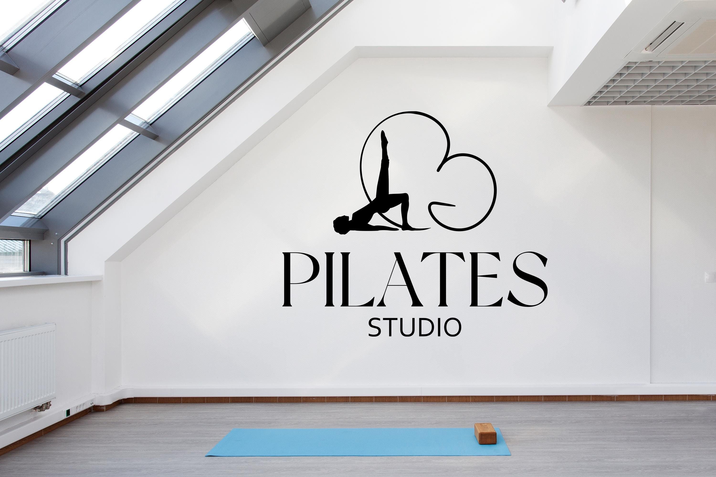 Pilates Wall Decal Pilates Wall Sticker Yoga Wall Art Pilate Wall Decor ...