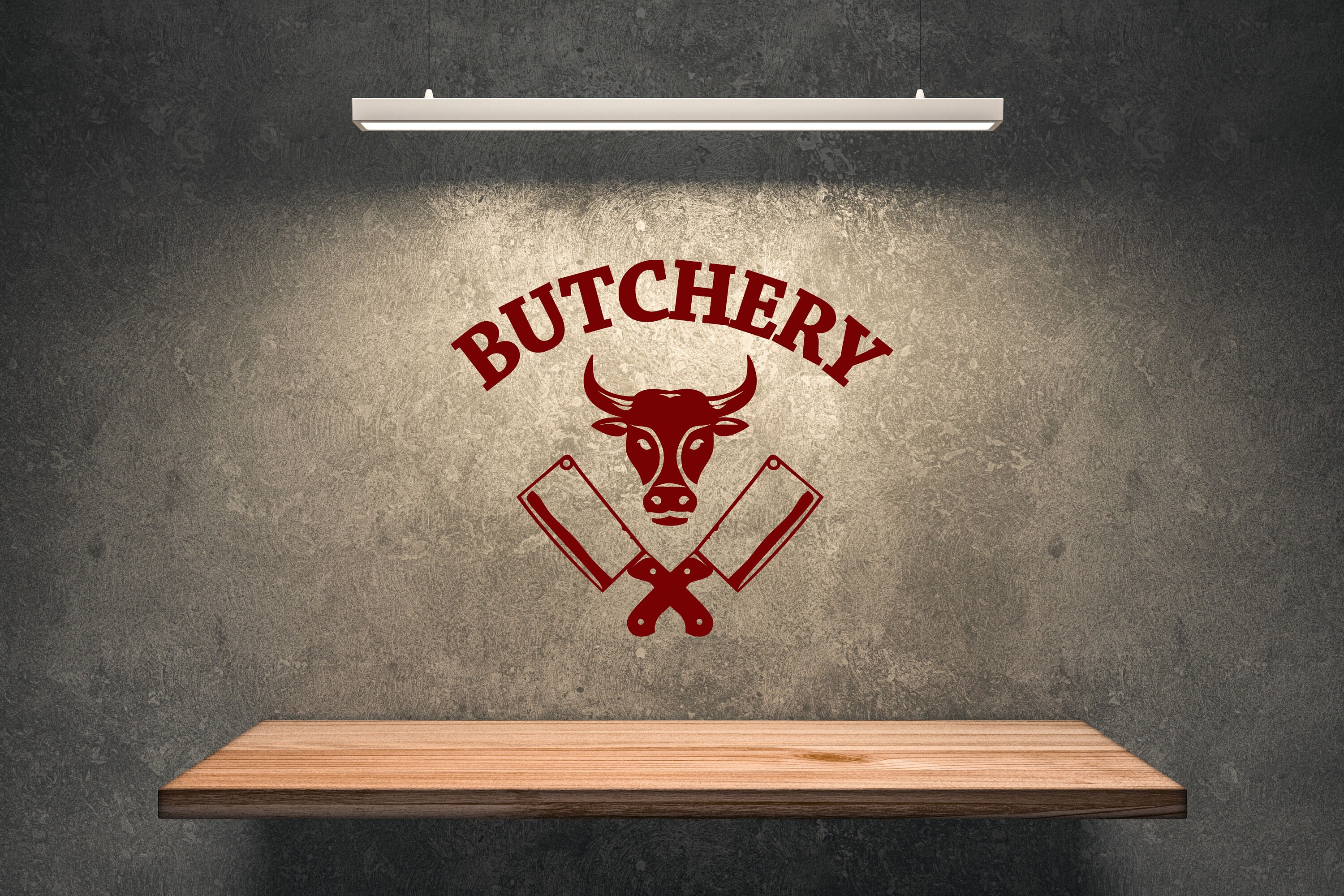 Butcher Shop Wall Decal,butcher Wall Sticker,meat Wall Decal,meat Shop ...