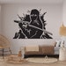Ninja Wall Decal Ninja Wall Sticker Ninja Wall Decal Ninja Wall Art ...
