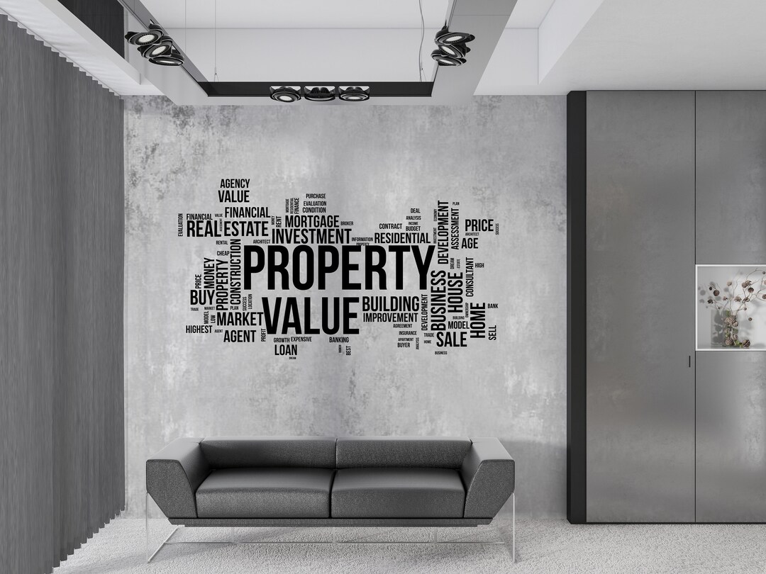 Real Estate Property Wall Decal,sticker Logo for Your Business,property ...
