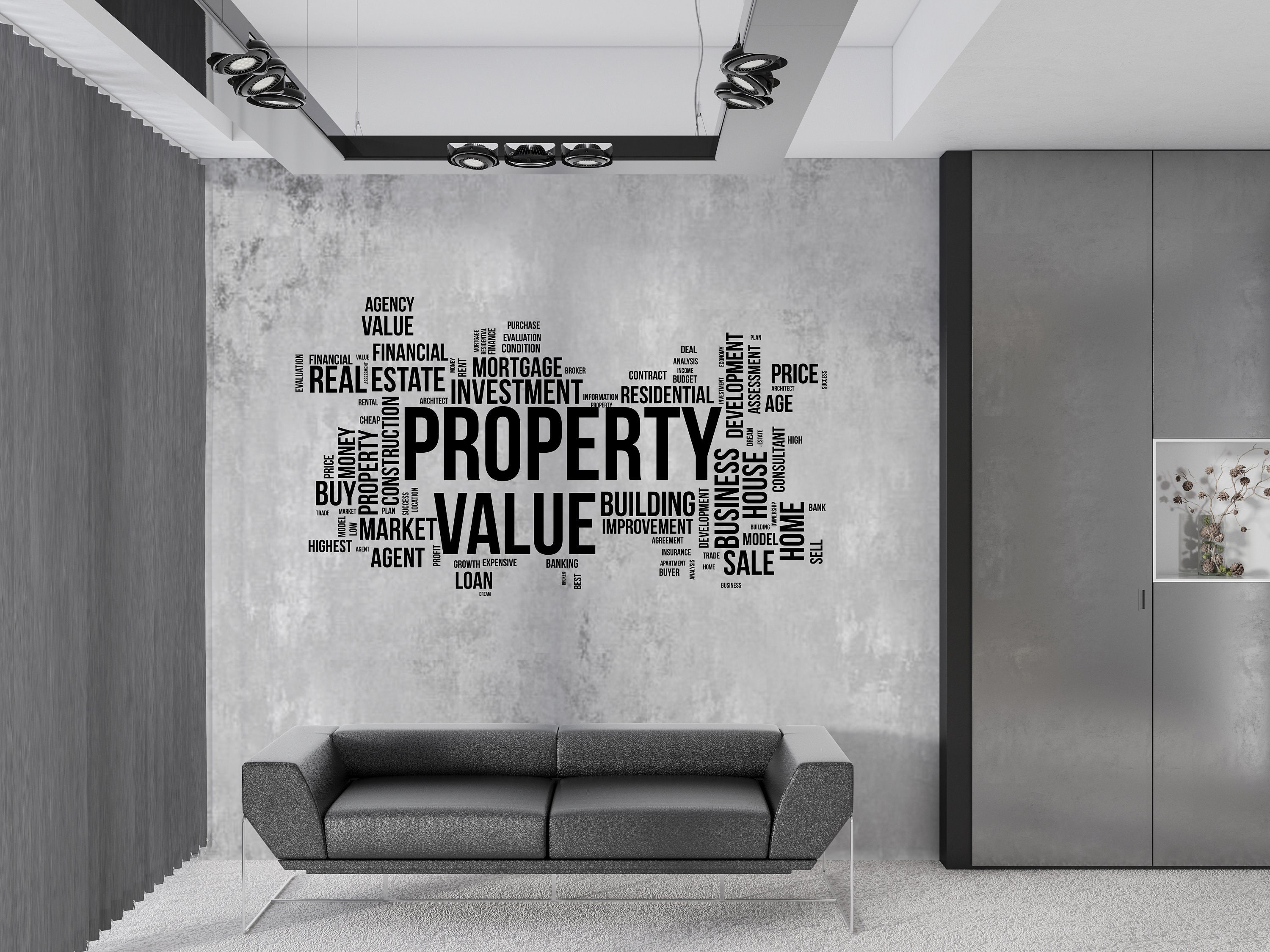 Real Estate Property Wall Decal,sticker Logo for Your Business,property ...