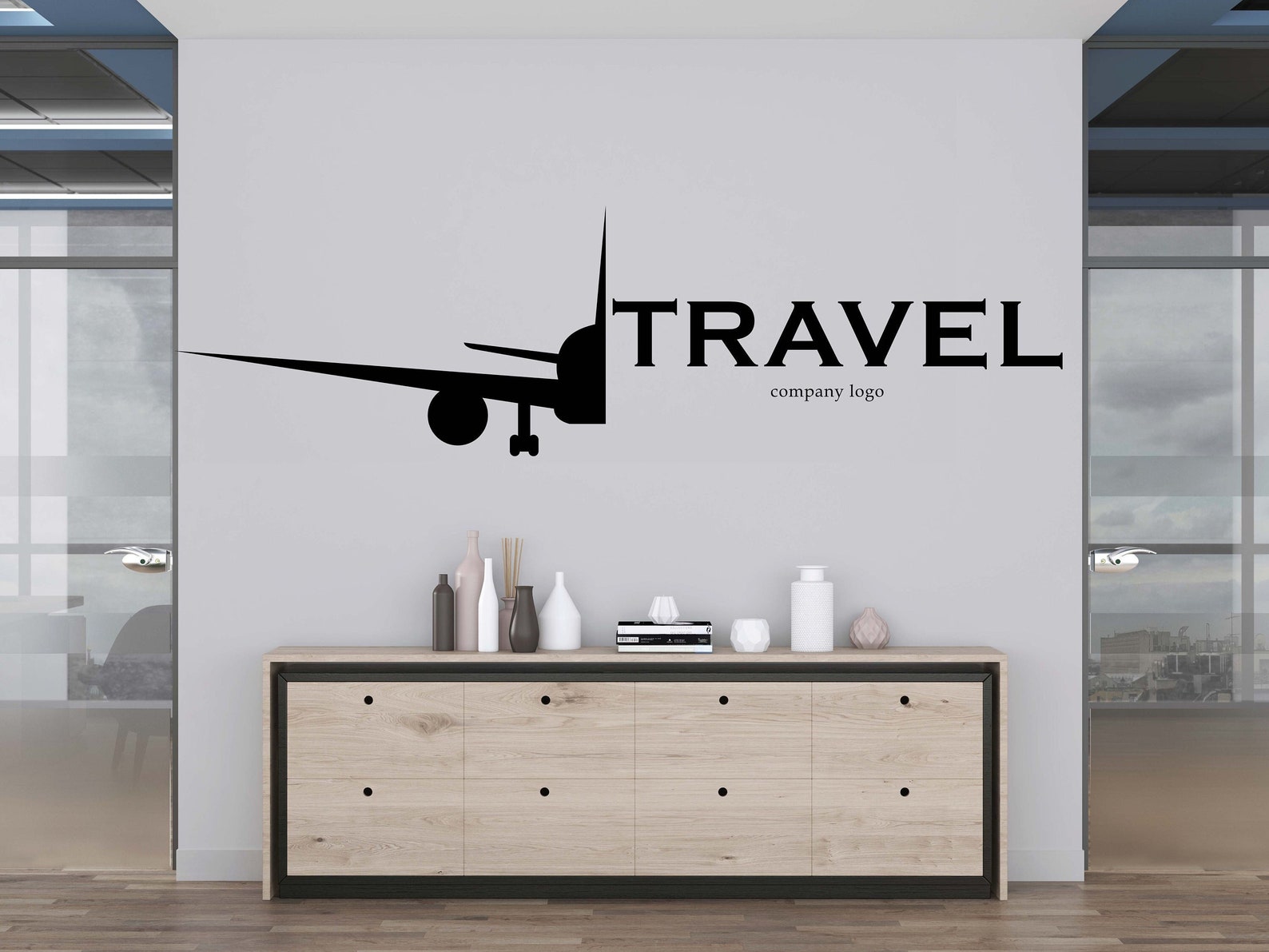 Personalized Travel Logo Wall Decal,travel Tours Wall Sticker,travel ...