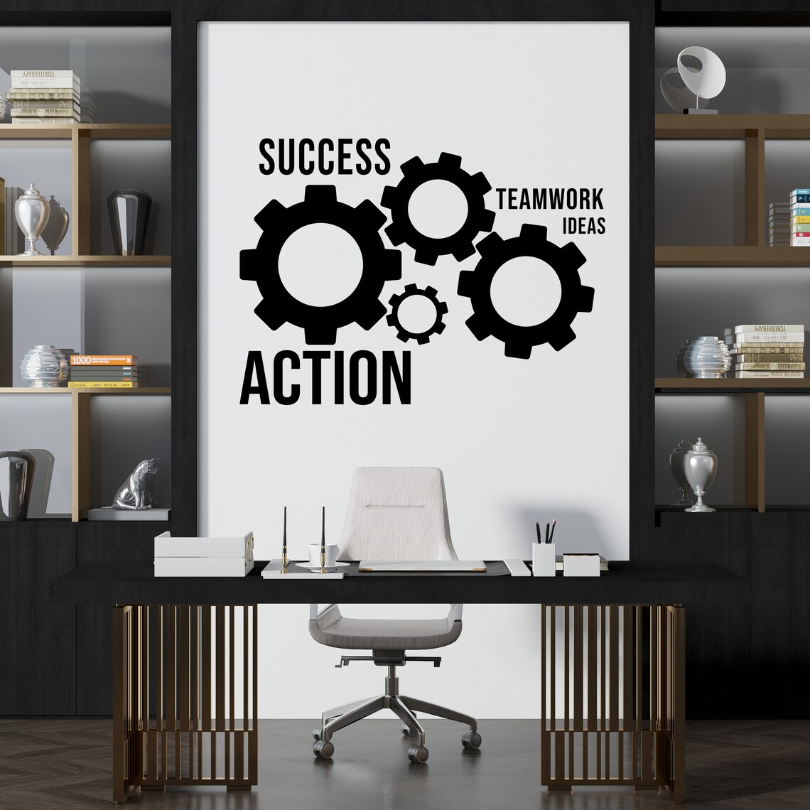 Office Wall Decal,teamwork Wall Decal,office Wall Art,motivational Art ...