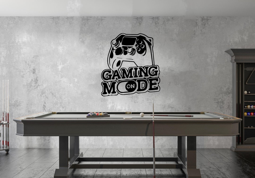 Game Wall Decal Game Wall Sticker Game Wall Decor Game Wall Art Kids ...